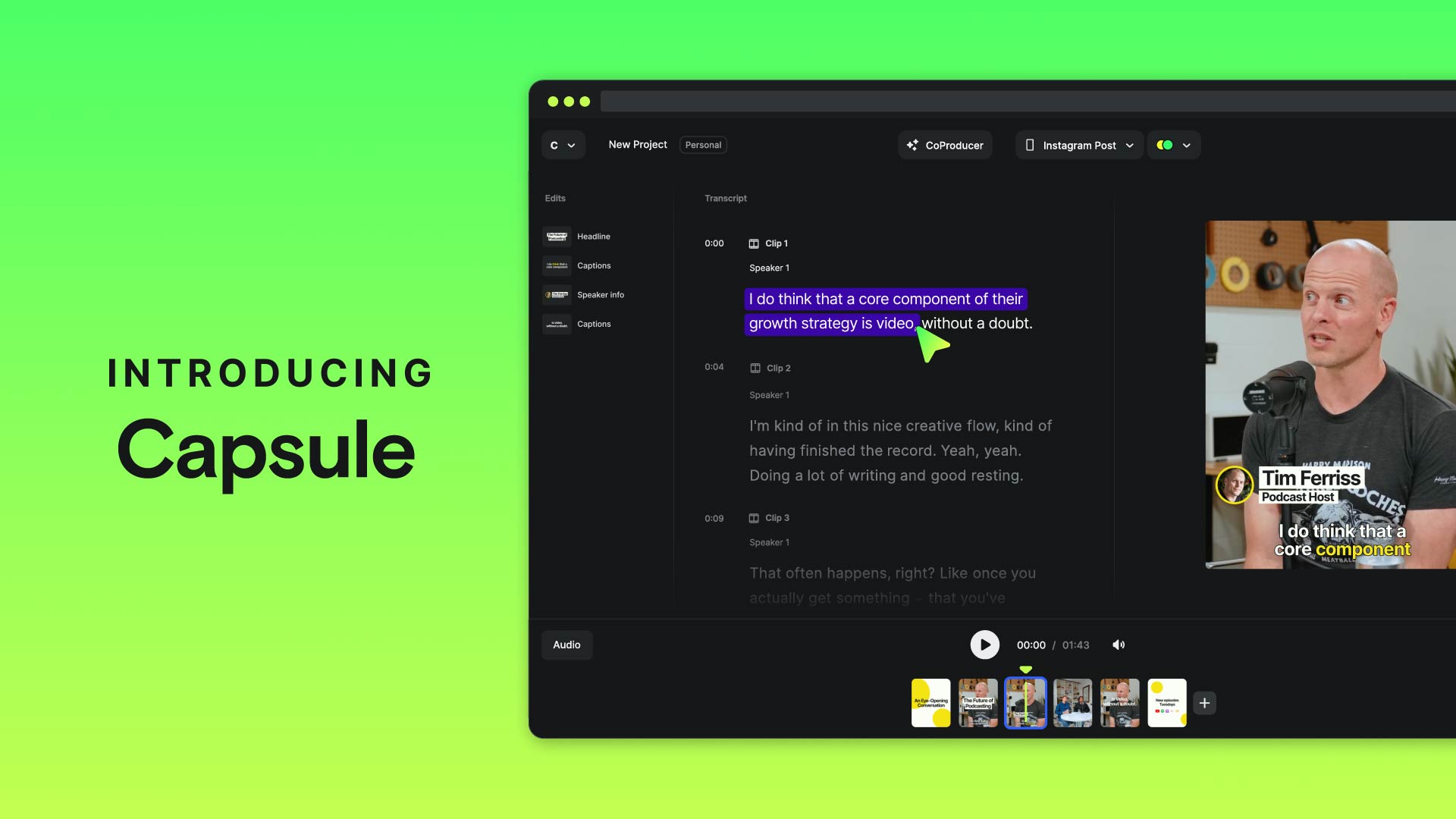 Introducing Capsule: The AI-powered video editor for teams - Capsule